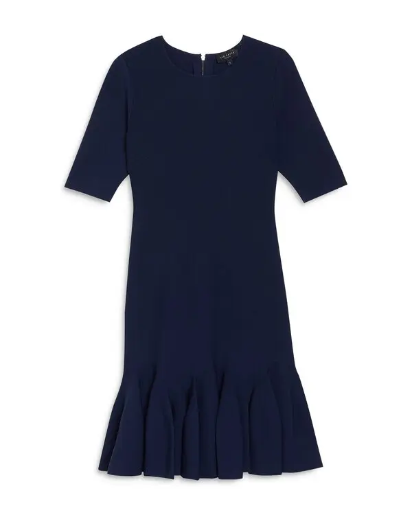 Ted Baker London Alzann Mini Skater Dress - Navy