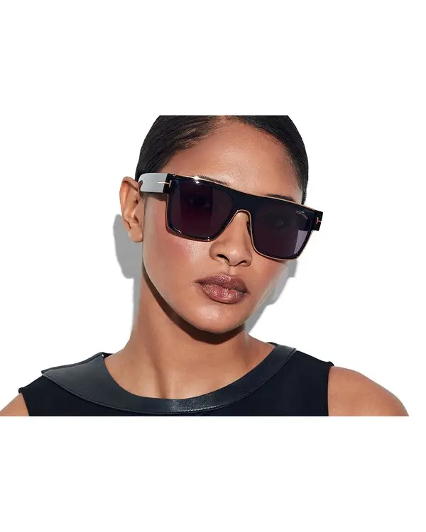 TOM FORD Metal Accent Square Sunglasses