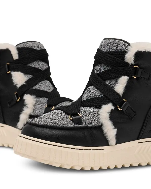 Sorel Ona Ave Faux Fur Trim Ankle Boots