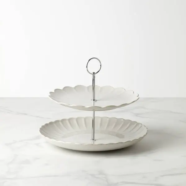 LENOX French Perle Tiered Stand