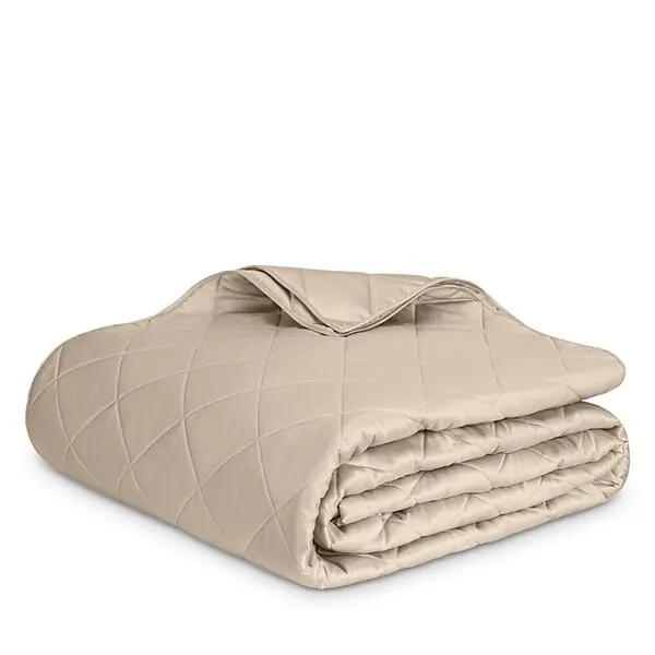 MATOUK Nocturne Sateen Quilt, King - Khaki