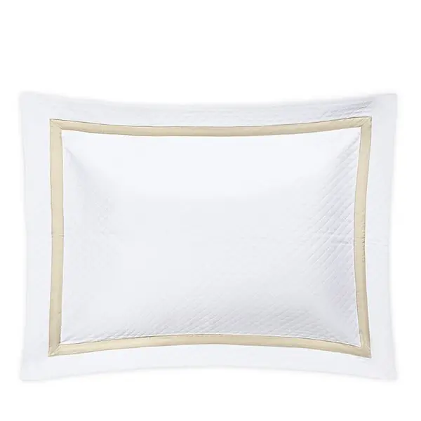 MATOUK Lowell Diamond Matelasse Standard Sham - Dune