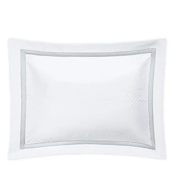 MATOUK Lowell Diamond Matelasse Standard Sham - Pool