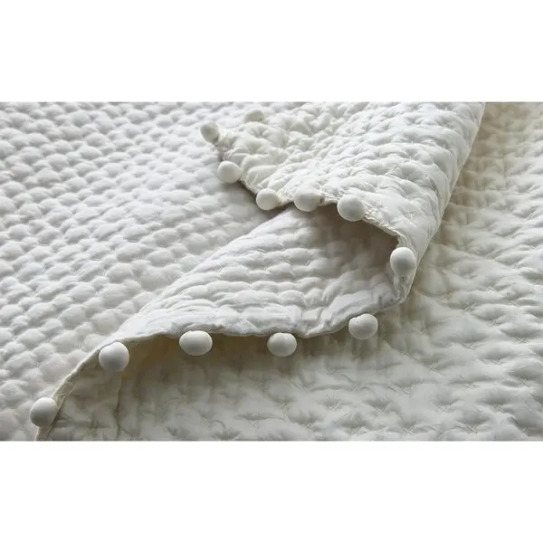 MATOUK Margaret Silk Quilt, Full/queen - Abalone