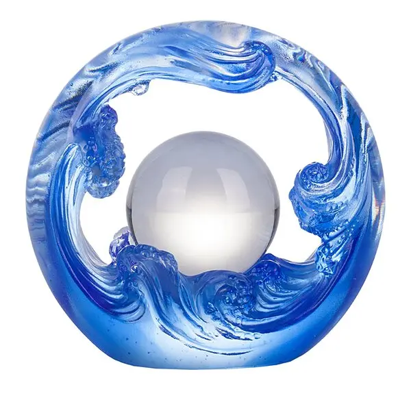 LIULI As The Good World Turns Earthly Turning Of Ruyi - Blue
