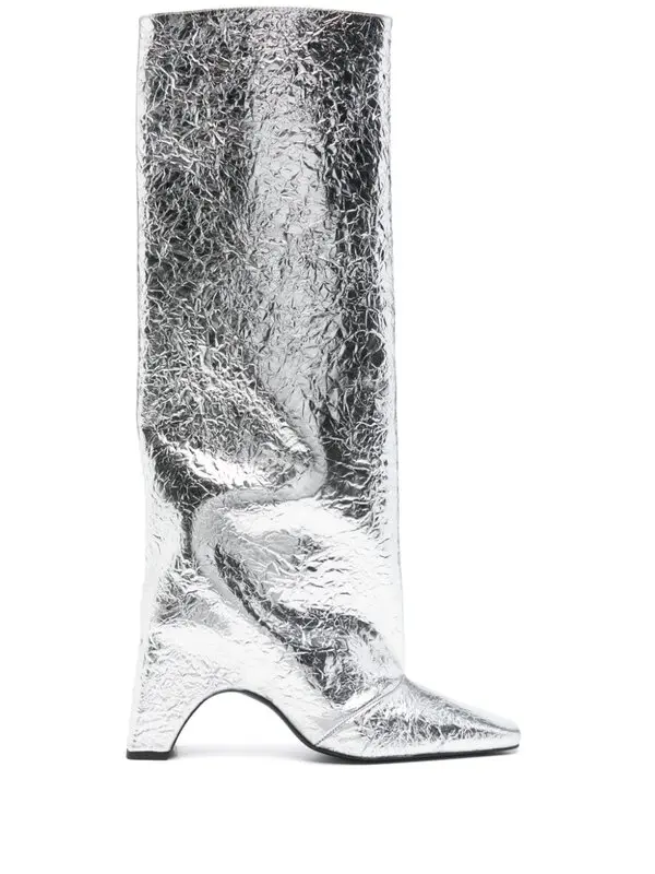 Coperni 85mm Foil Bridge Boots