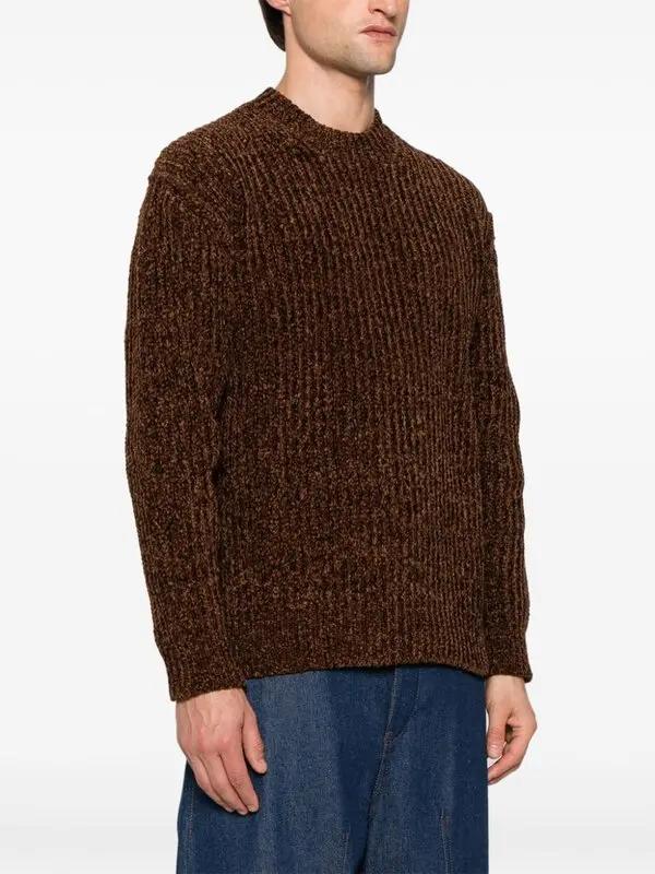 Junya Watanabe Chenille Sweater - Brown