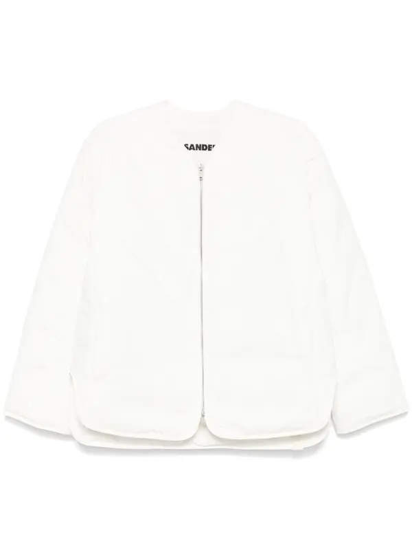 JIL SANDER Padded Coat - White