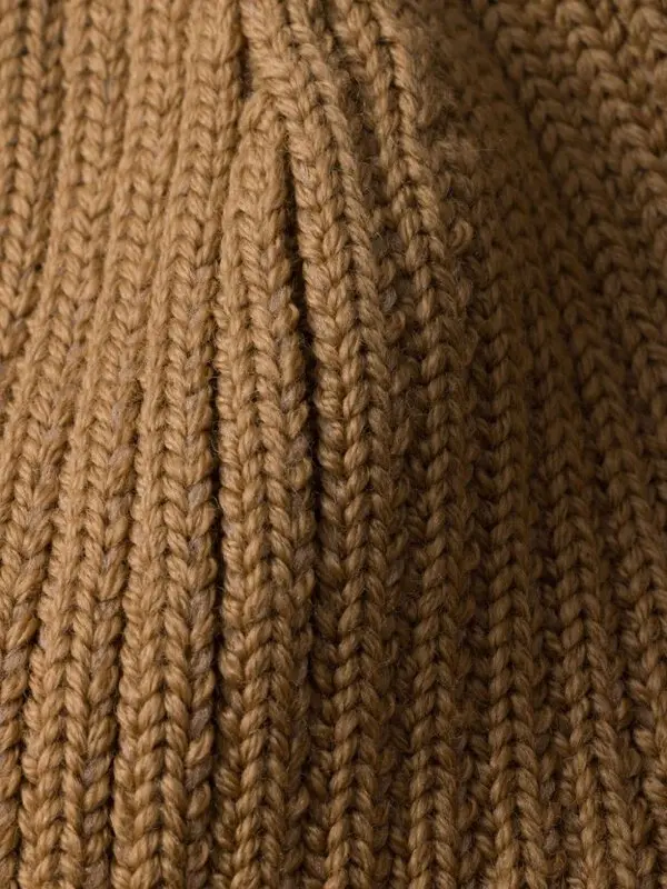 Prada Wool Beanie - Brown