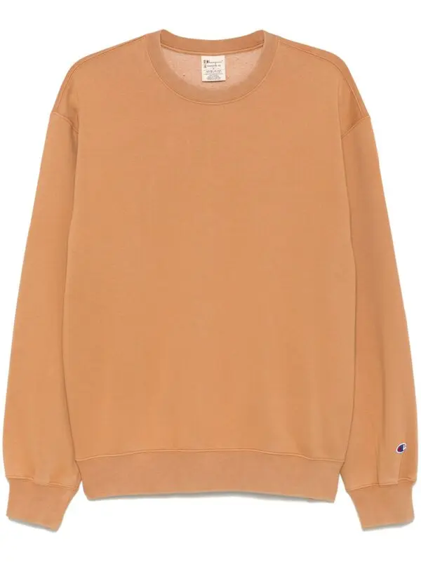 Champion Logo-patch Sweatshirt - Orange