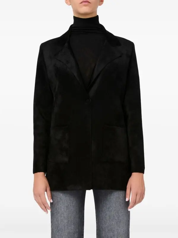 D.exterior Single-breasted Blazer