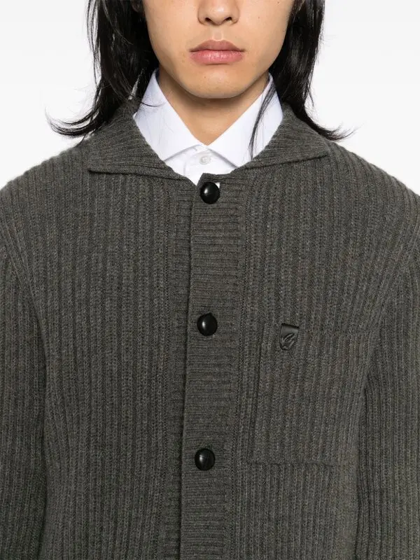 Brioni Long Sleeve Cardigan