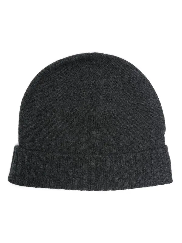 Le Kasha Fine-knit Beanie - Grey