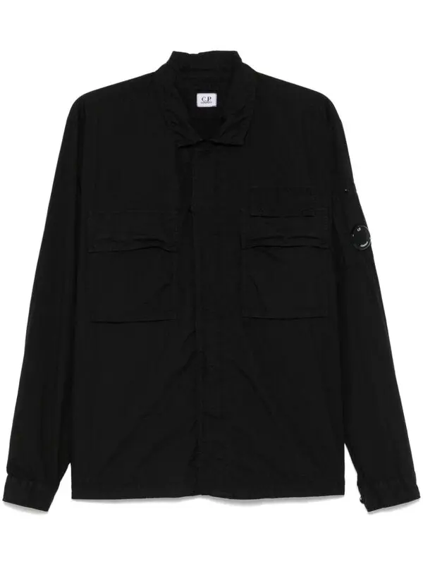 C.P. COMPANY Lens-detail Shirt - Black