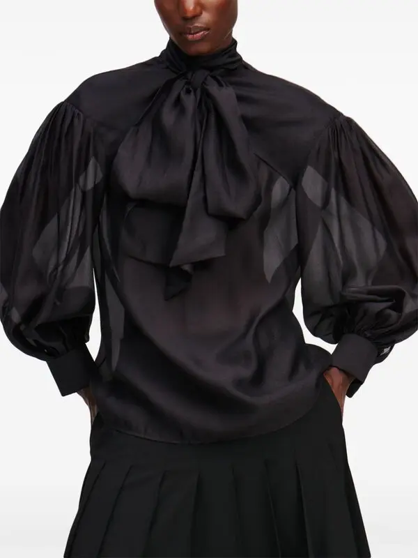 Karl Lagerfeld Bow-detail Blouse