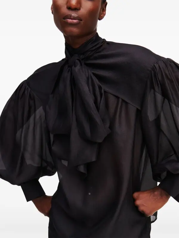 Karl Lagerfeld Bow-detail Blouse