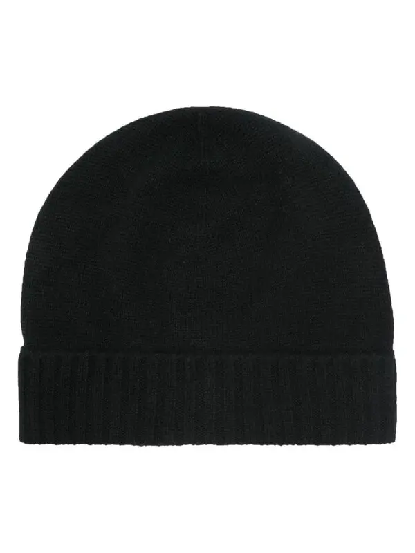 Le Kasha Fine-knit Beanie - Black