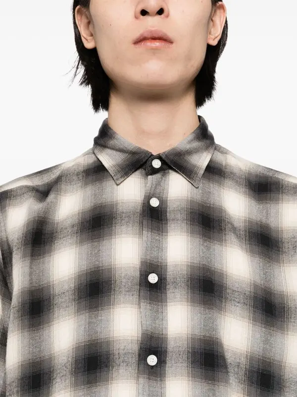 BOSS Plaid Long-sleeves Shirt