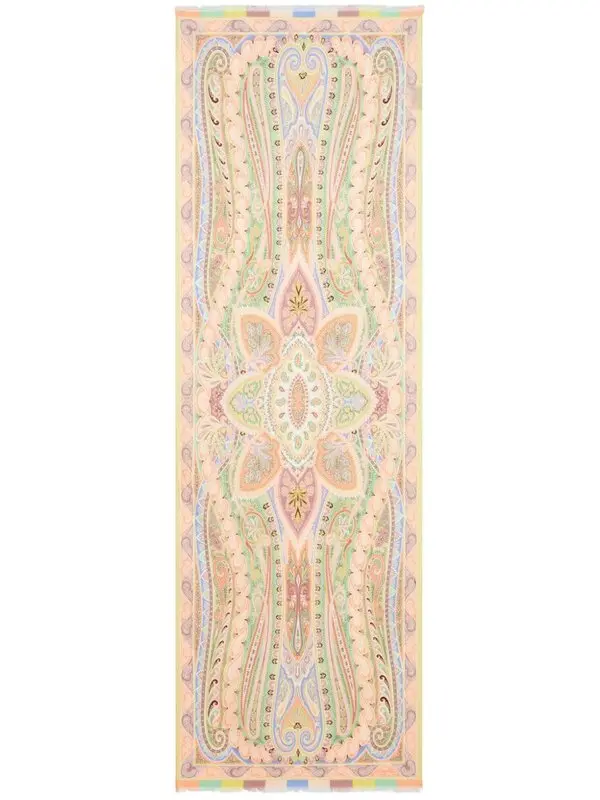 Etro Paisley-print Scarf - Yellow