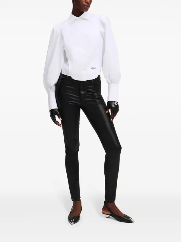Karl Lagerfeld Logo-embroidered Shirt