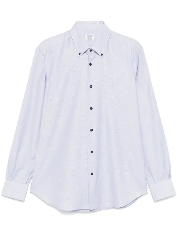 MAZZARELLI Cotton Shirt - Blue