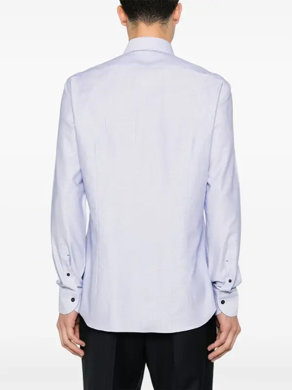 MAZZARELLI Cotton Shirt - Blue