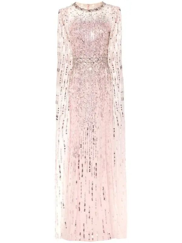 Jenny Packham Lux Sequin-embellished Gown