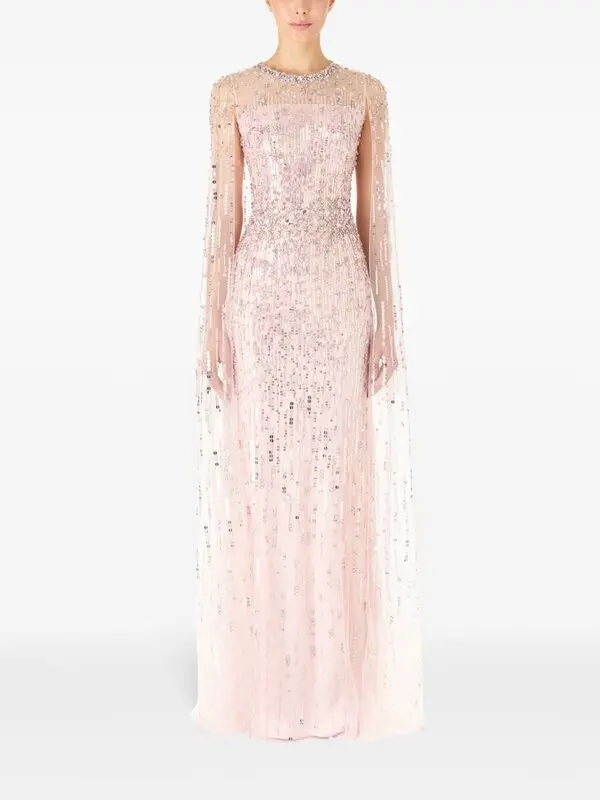 Jenny Packham Lux Sequin-embellished Gown