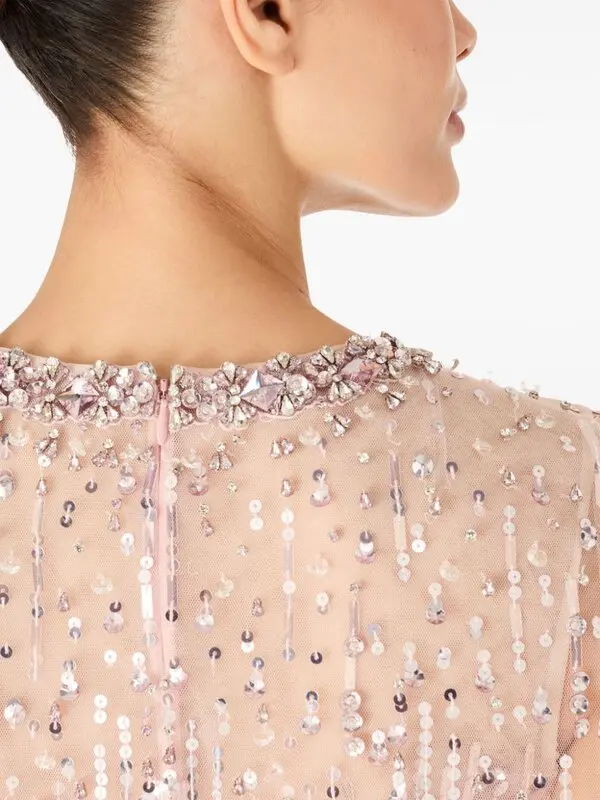 Jenny Packham Lux Sequin-embellished Gown