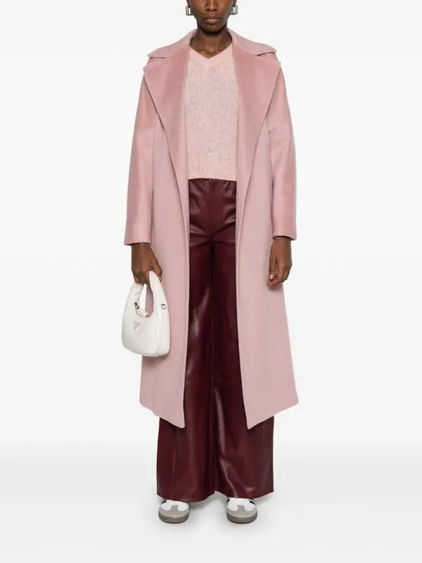 Loulou De Saison Figari Wide-leg Lambskin Trousers - Red