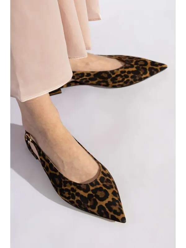 GIANVITO ROSSI Leopard-print Pointed Sandals