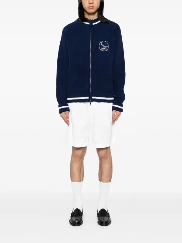 Kiton Logo Patch Jacket