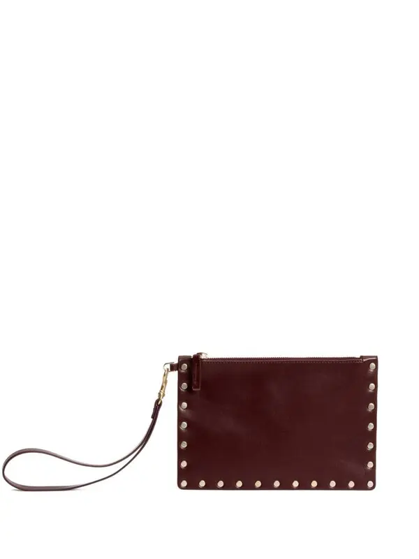 Fabiana Filippi Leather Wristlet - Red