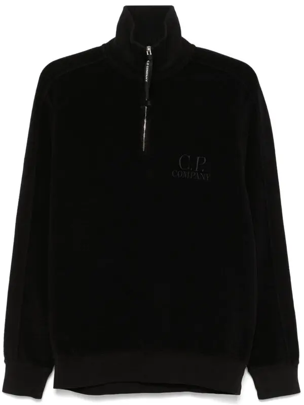 C.P. COMPANY Fleeced Half-zipped Sweatshirt