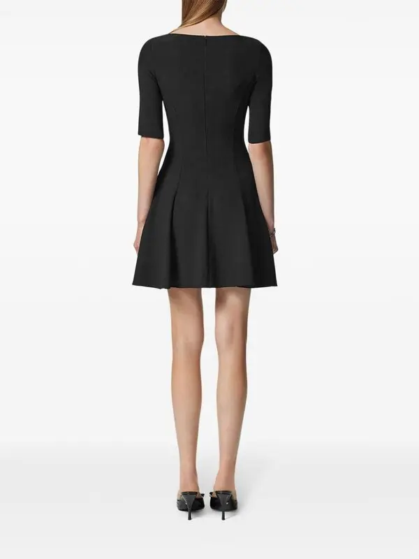 Versace Safety Pin Flared Mini Dress