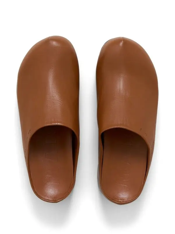 Marni Platform Clogs - Brown