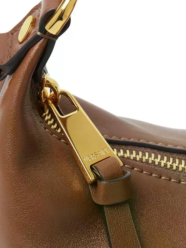 Versace Medusa Tag Tote Bag - Brown