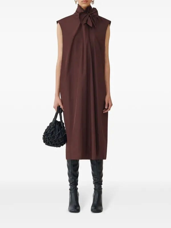 Fabiana Filippi Taffeta Midi Dress
