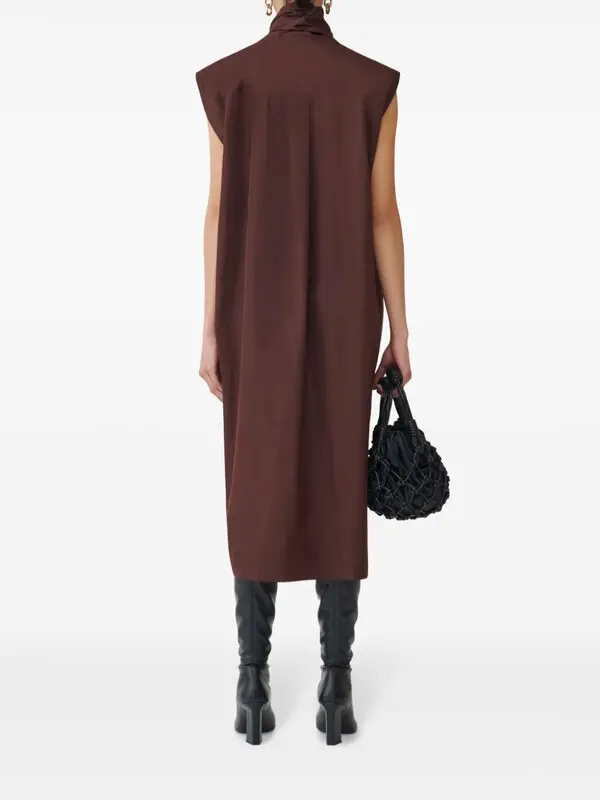 Fabiana Filippi Taffeta Midi Dress