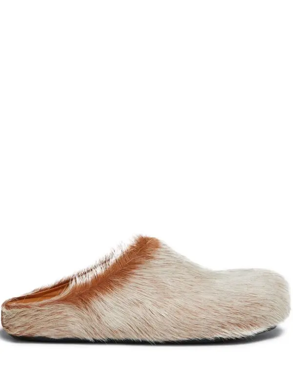 Marni Fussbett Mules - Brown