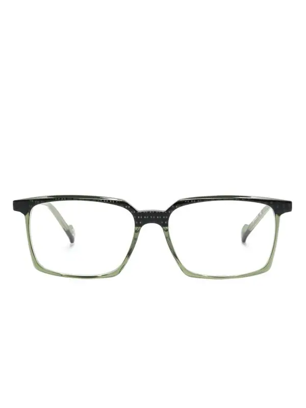 ETNIA BARCELONA Diego Rectangle Frame Glasses - Green