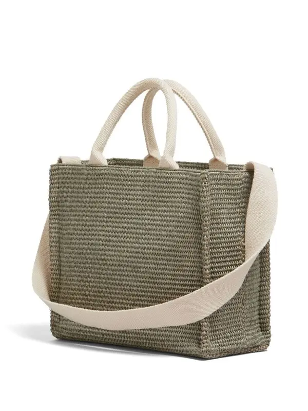 Marni Raffia Tote Bag - Green