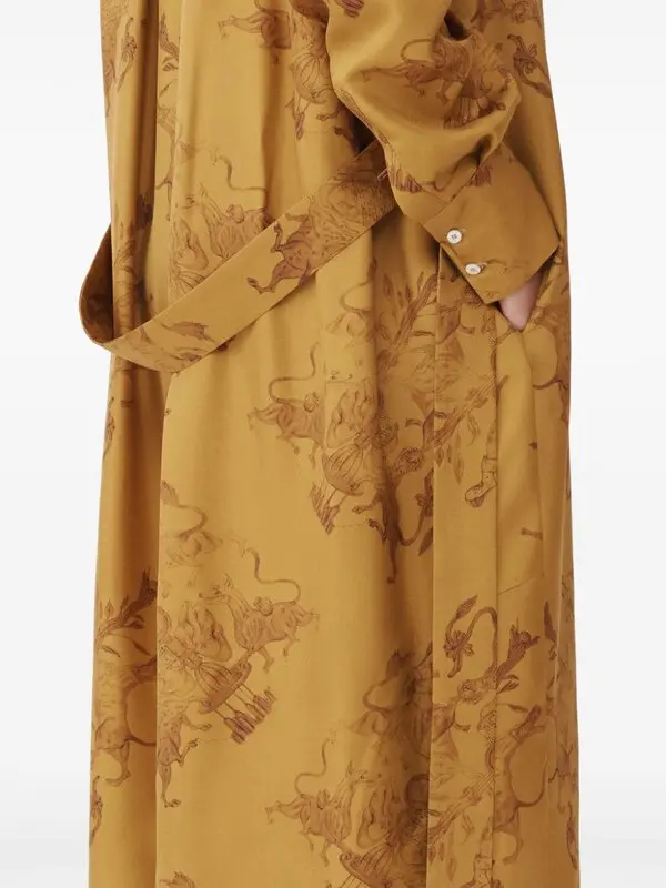 Fabiana Filippi Printed Silk Dress