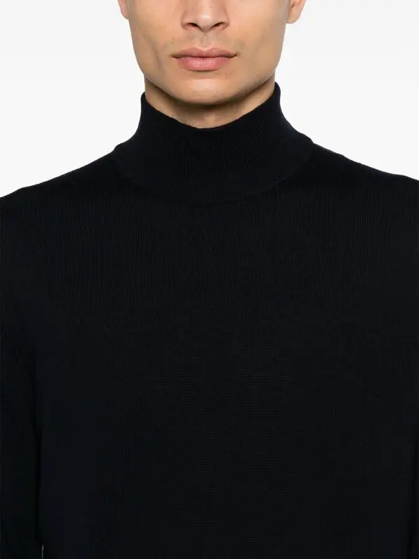 Corneliani Virgin Wool Sweater - Blue
