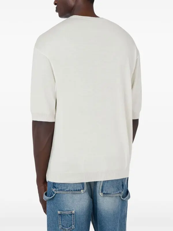 Moschino Fine-knit T-shirt - White