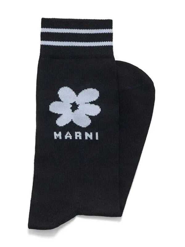 Marni Logo-jacquard Striped Socks