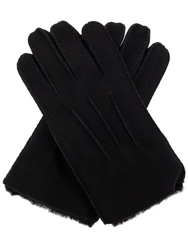 UGG Logo-patch Gloves - Black