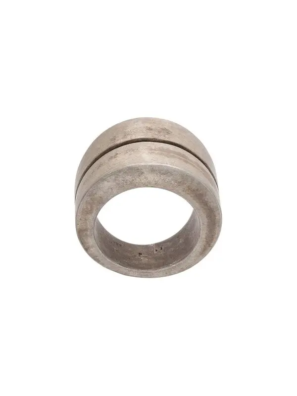 PARTS OF FOUR Chasm Ring - Metallic