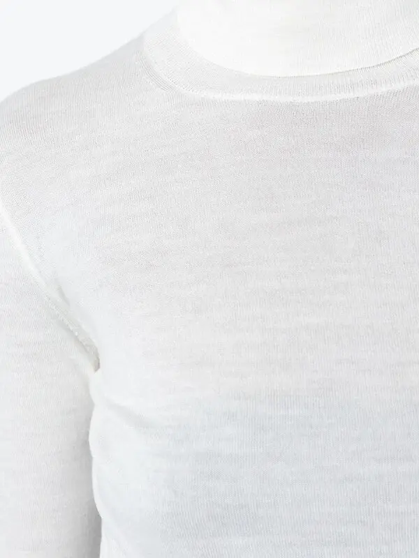 Ermanno Scervino Turtleneck Virgin Wool Sweater