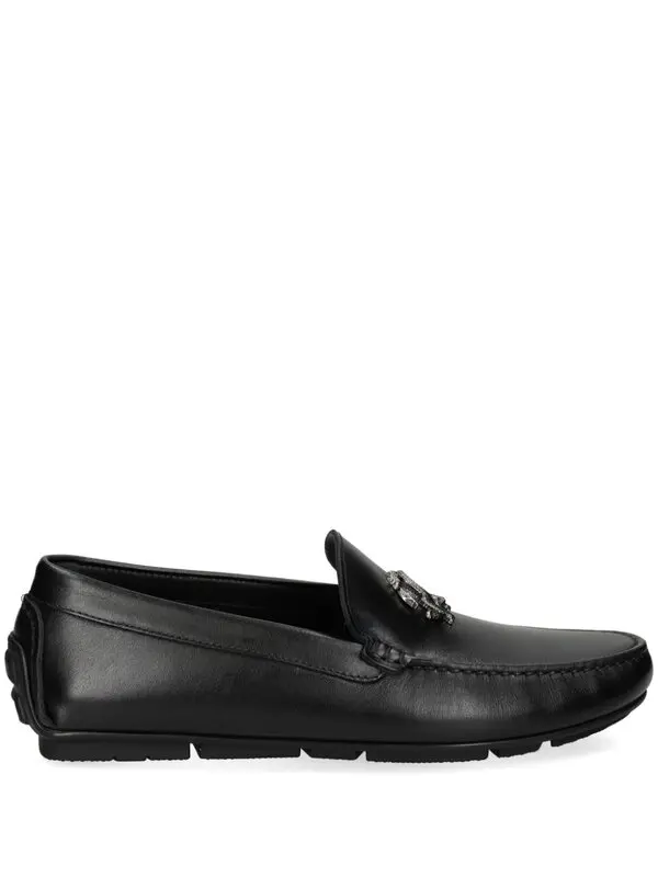 Roberto Cavalli Mirror Loafers - Black